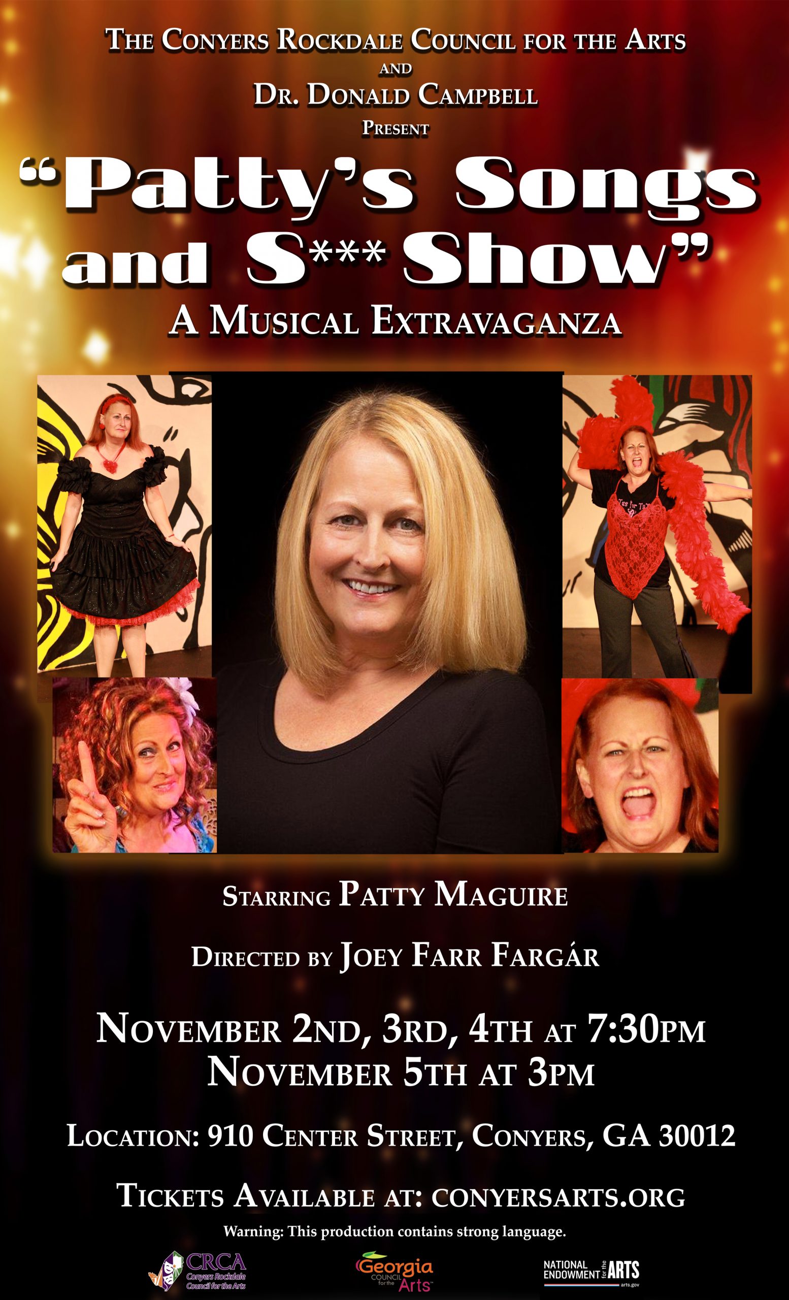 Patty's Songs and S*** Show - Conyers Rockdale Council for the Arts